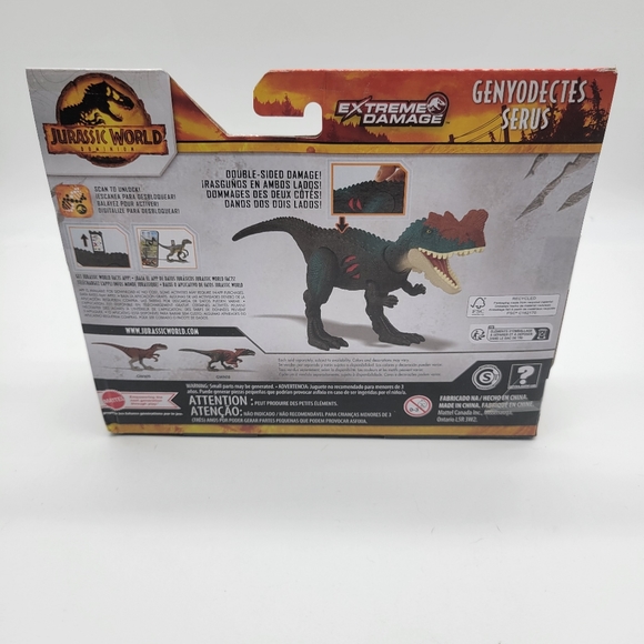 Mattel | Toys | Jurassic World Dominion Extreme Damage Genyodectes ...